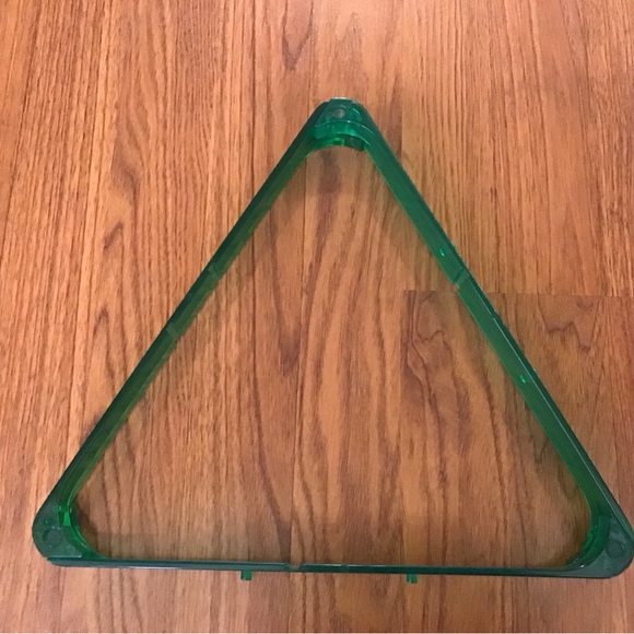 Games | Vintage Green Plastic Pool Ball Rack | Poshmark